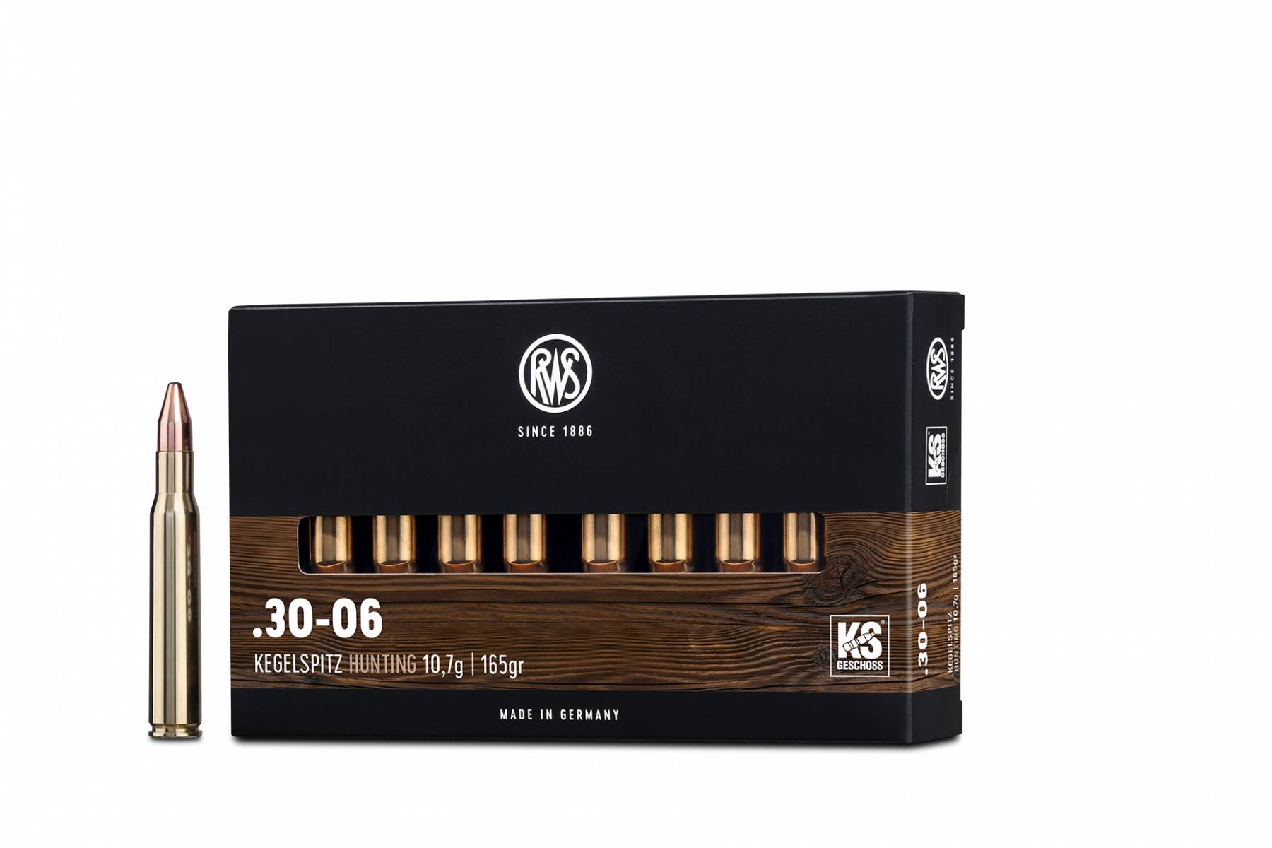 Büchsenpatronen RWS 30-06 Spring. KS 10,7g/165gr | SIEGERT