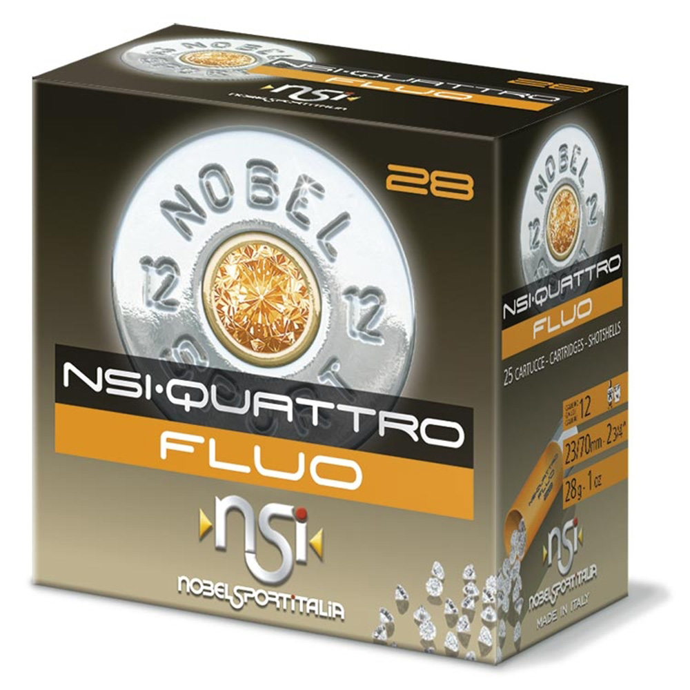 Schrotpatronen NSI Quattro Fluo 12/70 | SIEGERT